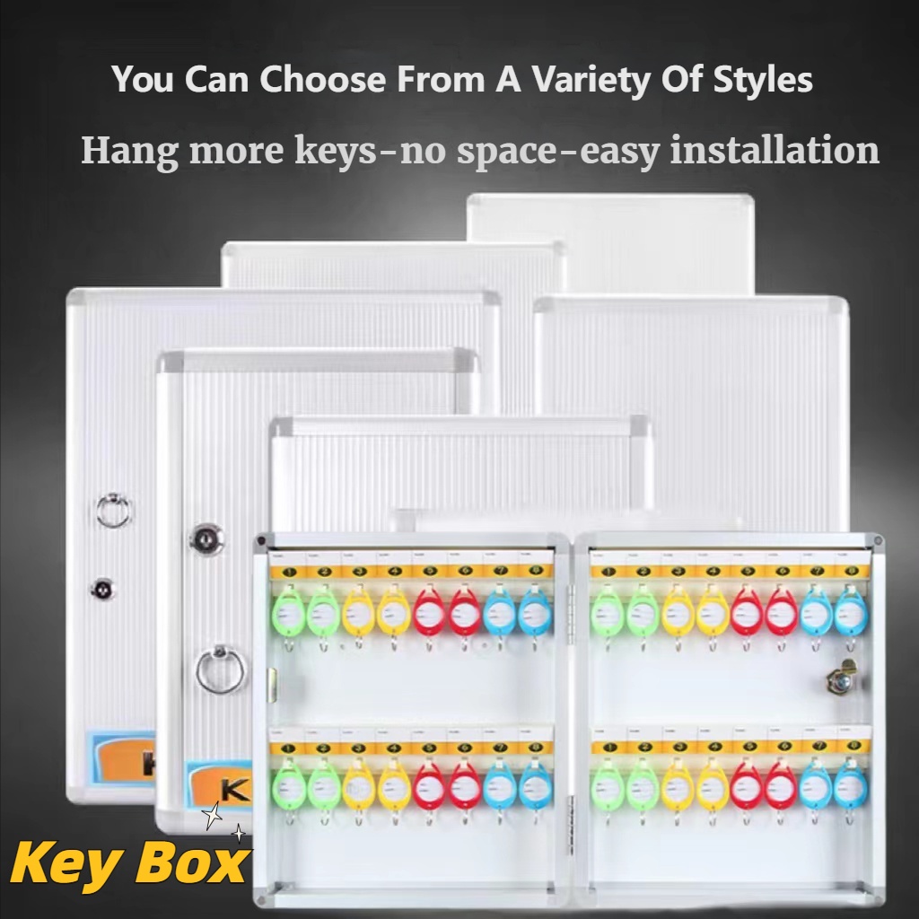 Key Box Home Wall Mounted Storage Security Key Safe Box 24 Keys ...