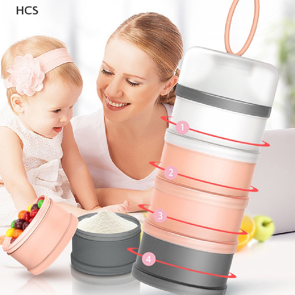 HCS 5-layers Food Container Style Portable Baby Formula Milk Storage ...
