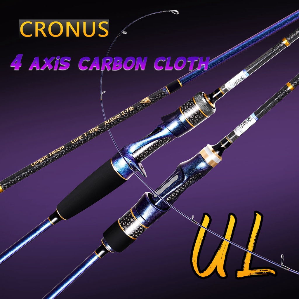 1.5M/1.68M/1.8M/1.98M /2.1M Solid tip UL Carbon Fiber Fishing Rod fast ...