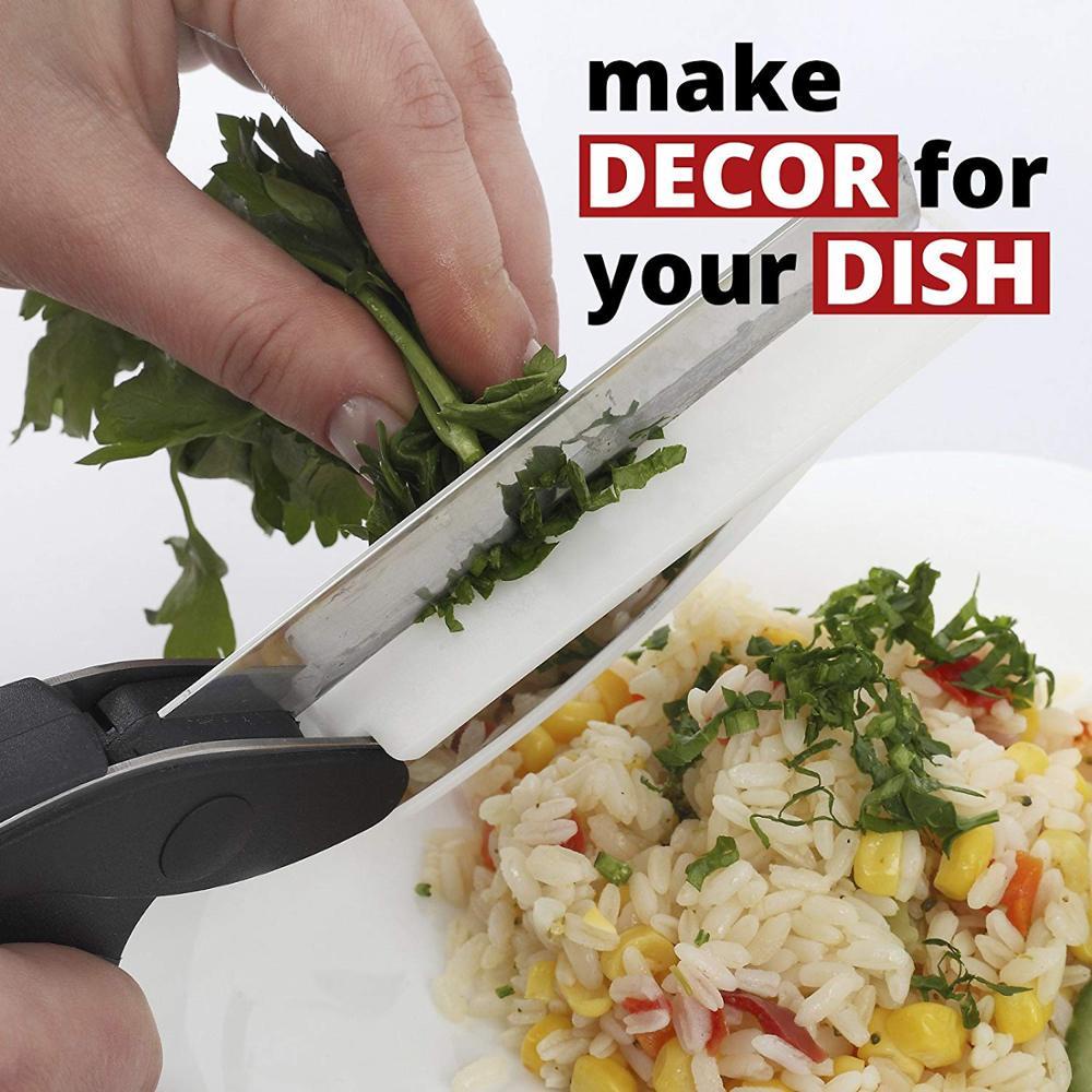 Home Must-Have 2 in 1 Clever Cutter Knife with Cutting Board Slicers ...