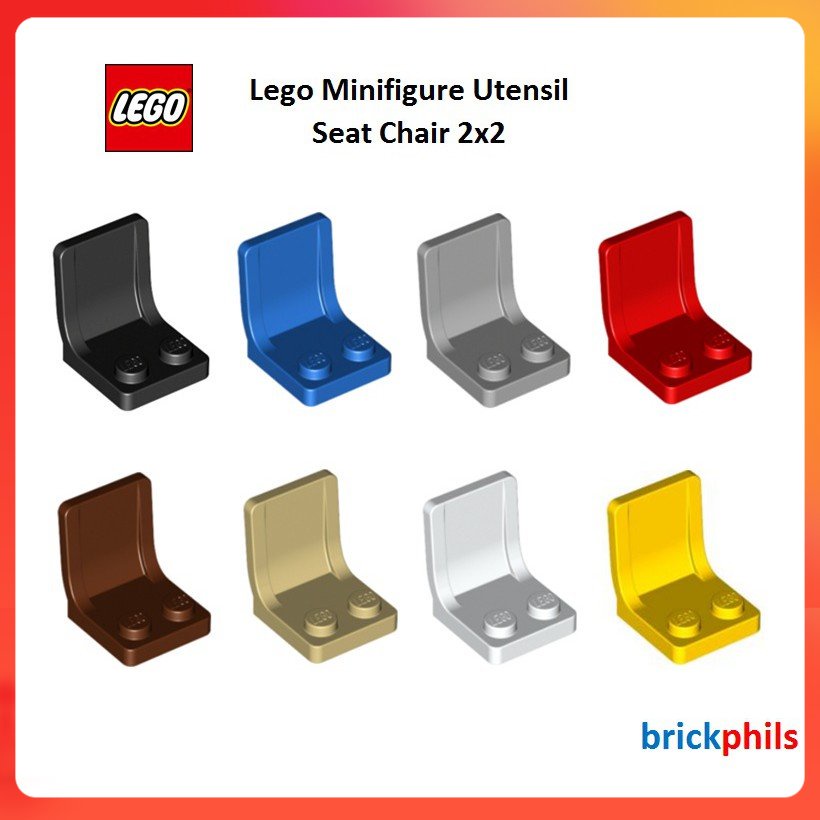 Lego Minifigure Utensil 4079b - Seat Chair 2x2 (2pcs per Lot) | Shopee ...