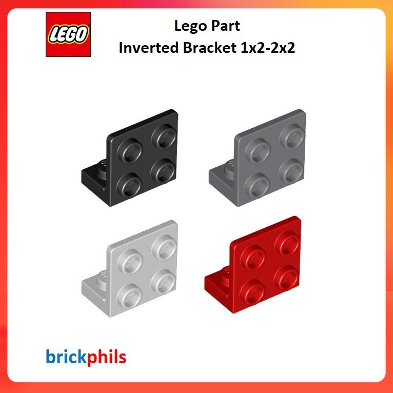 Lego Part 99207 - Inverted Bracket 1x2-2x2 (5pcs per Lot) | Shopee ...