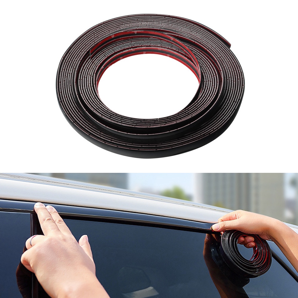 Car Chrome Moulding Trim Strip Bumper Protector Trim Tape For Window ...