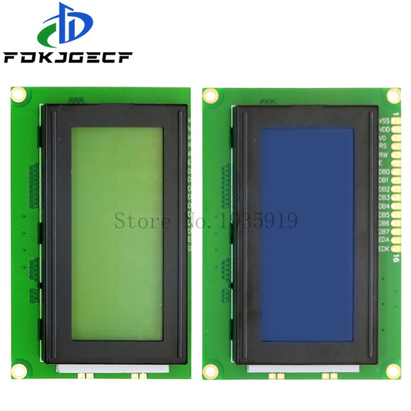 1604 16X4 16*4 Character LCD Module Display Screen LCM Yellow / Blue ...