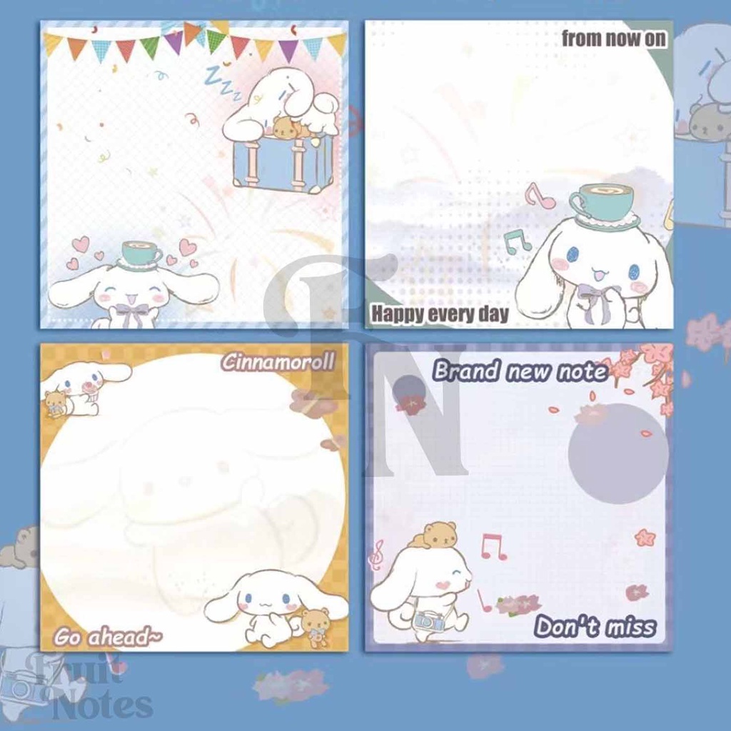 [CLEARANCE] SN334 50 sheets Cinnamoroll Theme Notepad | Shopee Philippines