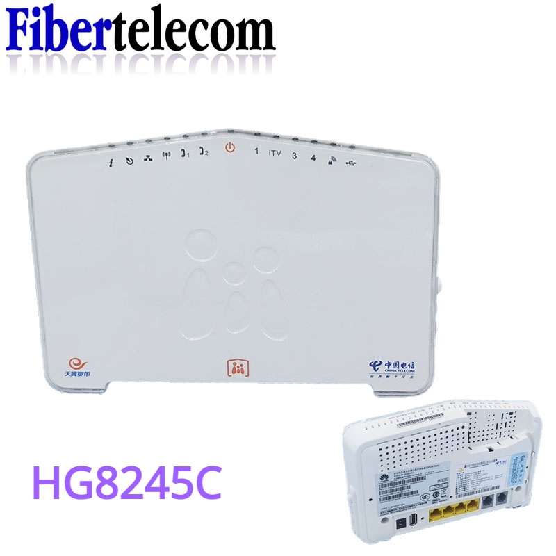 EPON ONU GPON HG8245C XPON ONT termianl with 4FE+voice English software compatible HG8546M ...