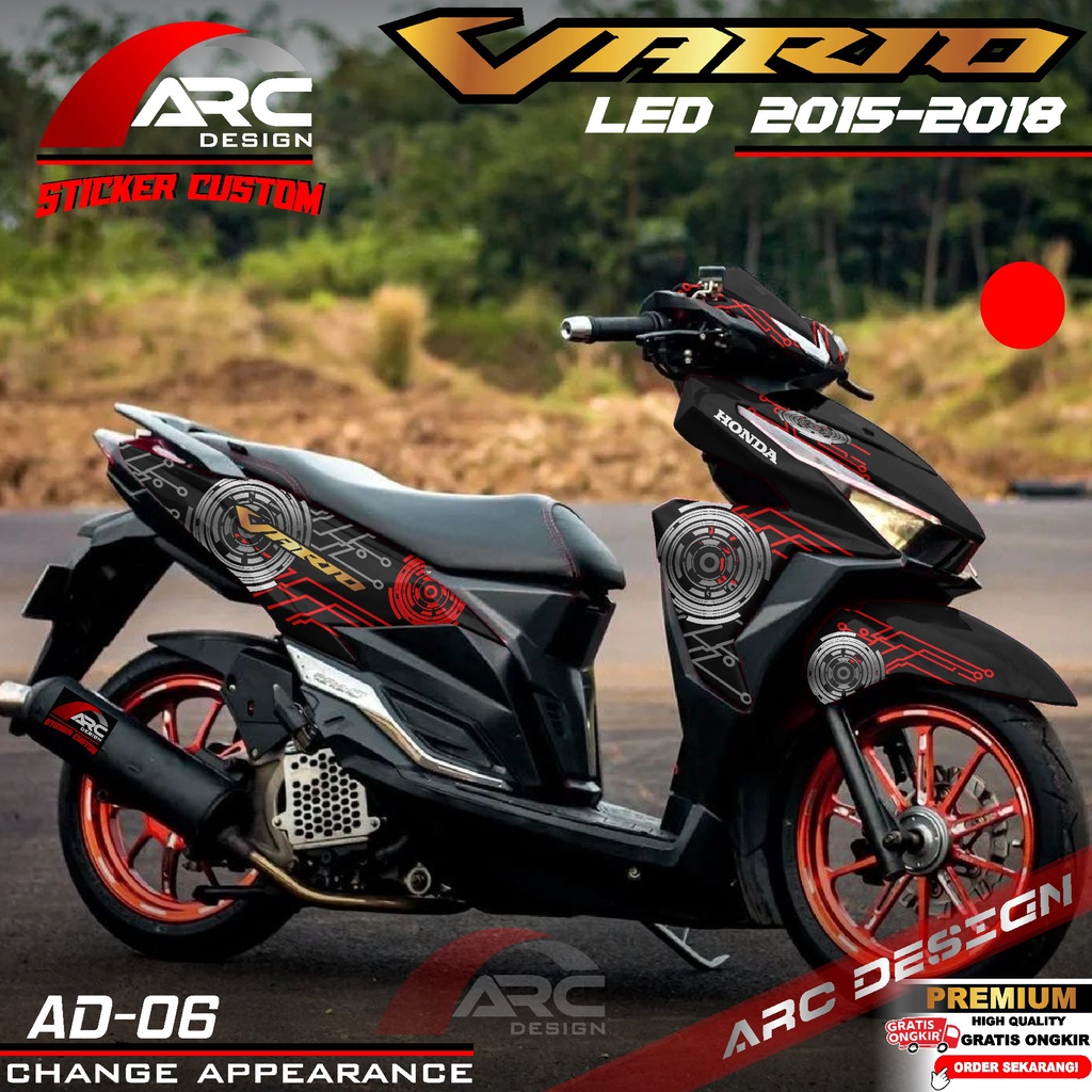 Decal Sticker Honda Vario 125 150 Led 2015 2016 2017 2018 Fullbody ...