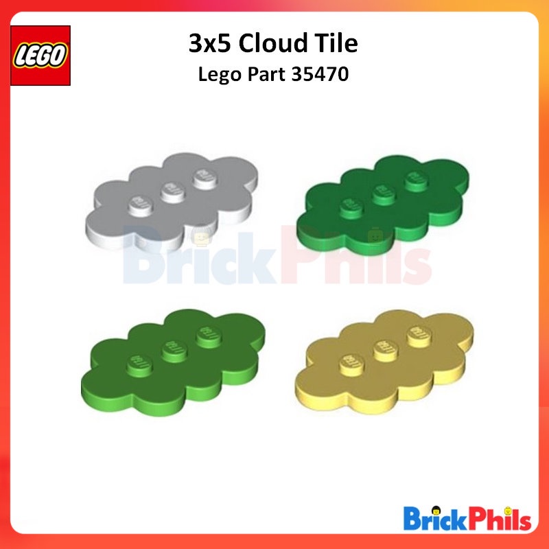 Lego Part 35470 - 3x5 Cloud Tile | Shopee Philippines