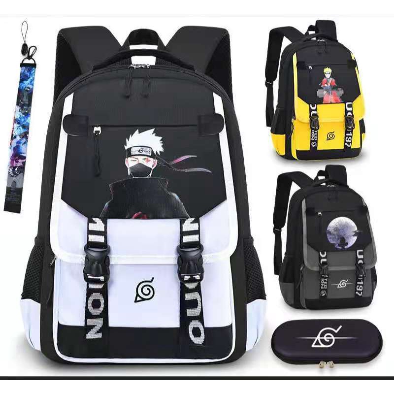 Naruto / Kakashi Grade 1-9 Character School Backpack | Shopee Philippines