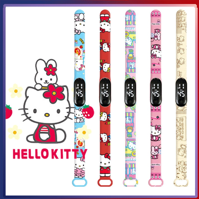 Hello Kitty LED Printed Electronic Watch/Children Digital Watch ...
