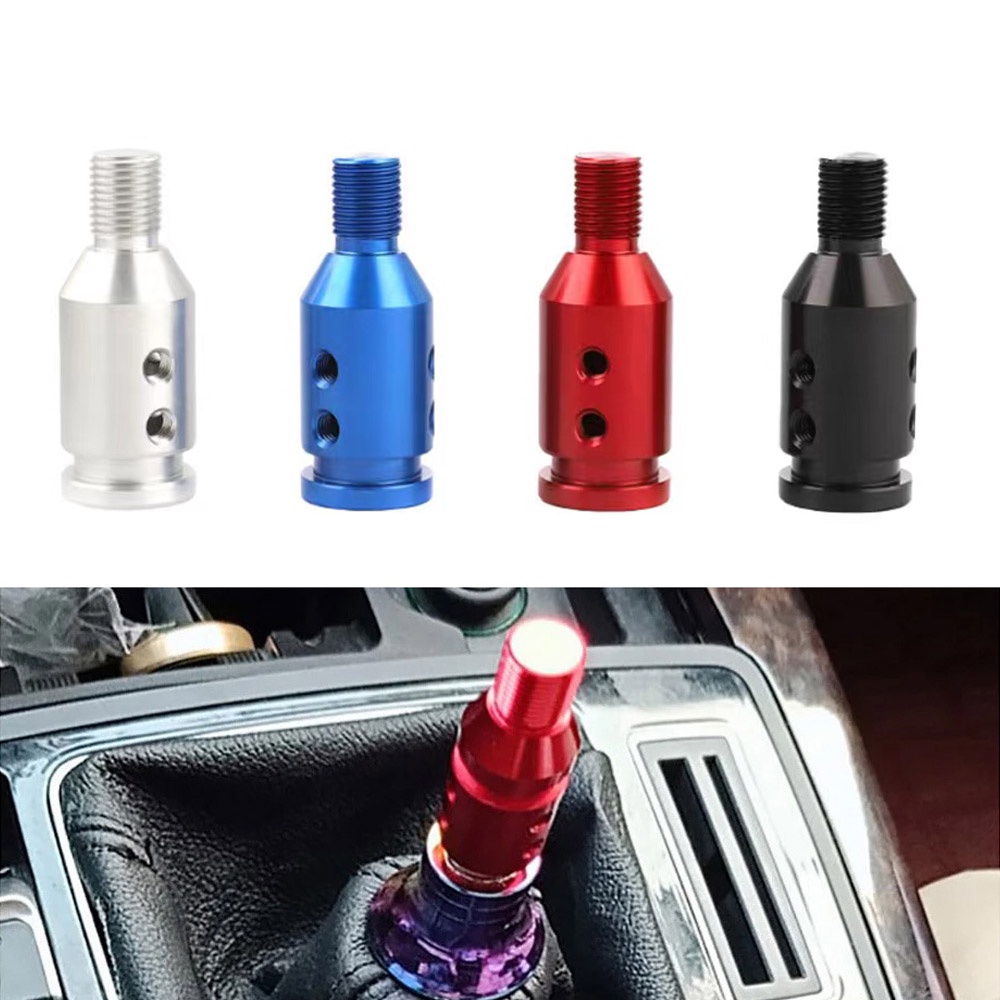 Universal Aluminum Car Manual Gear Shift Knob Adapter for Non Threaded ...