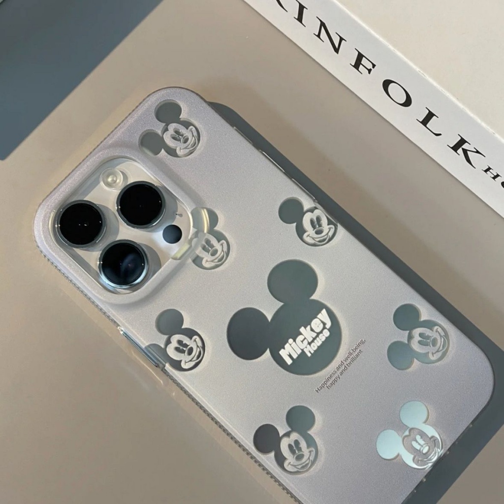 Laser cartoon gradient Mickey mobile phone shell anti-fall shockproof ...