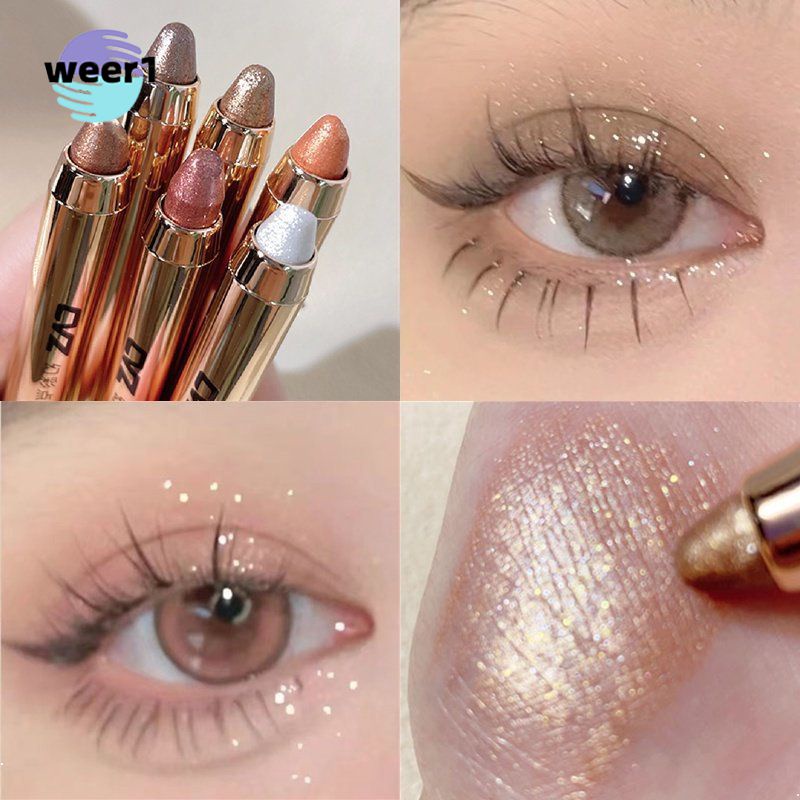 Myho Double-headed Highlight Soft Eye Shadow Pencil Super Shiny Long ...
