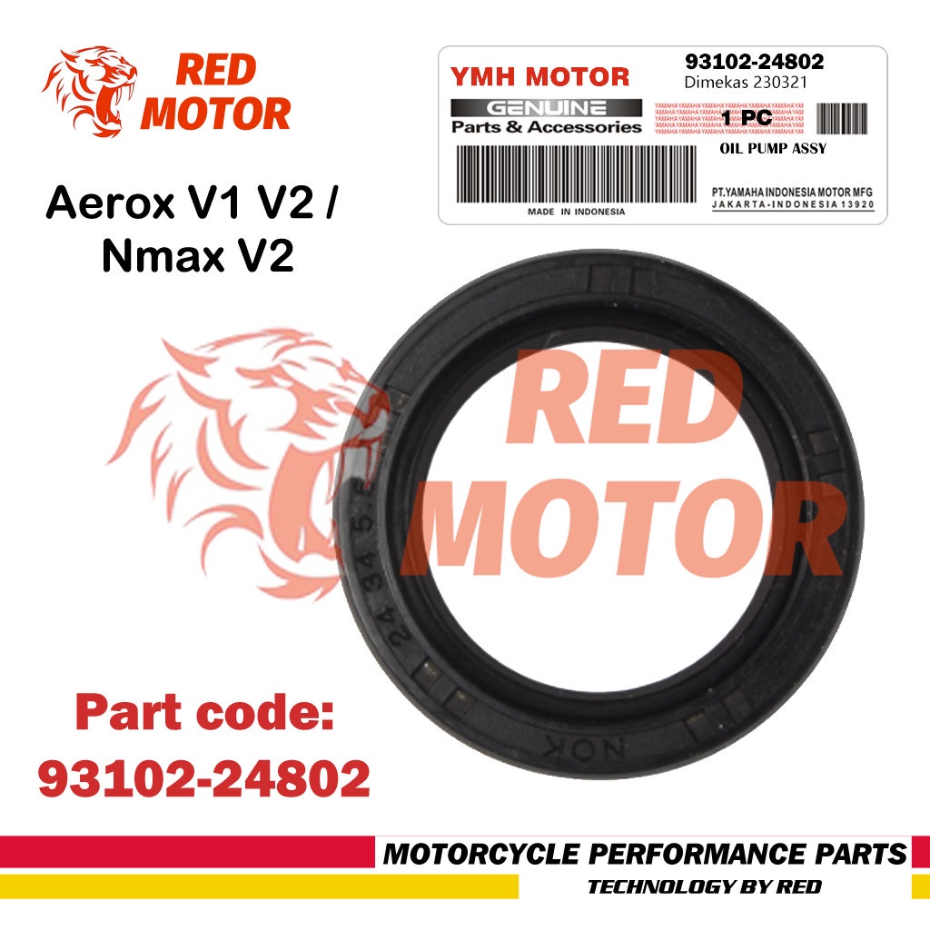 [B651] Pulley Side Oil Seal 93102-24802 (Aerox V1 V2 / Nmax V2 ...