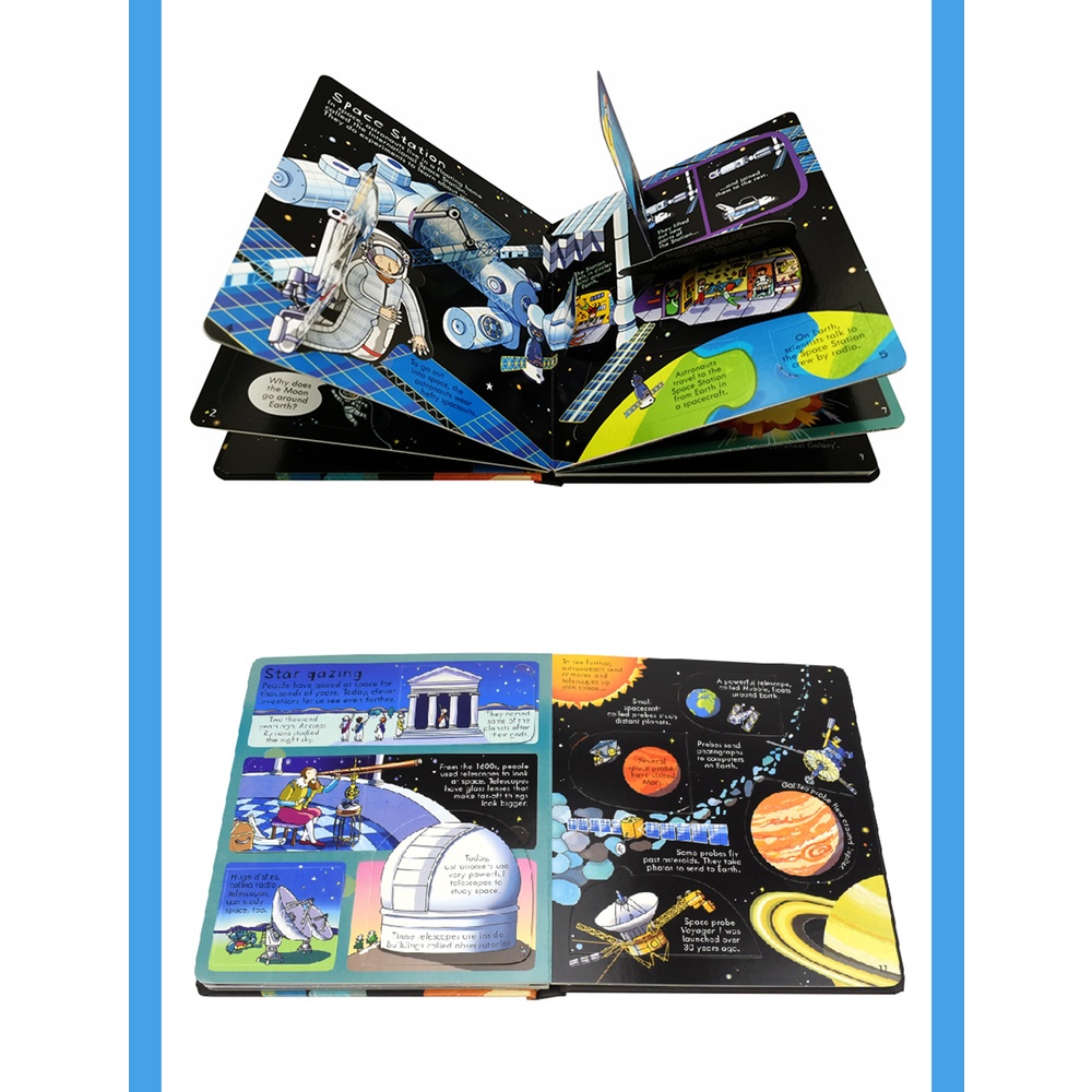 Usborne Look Inside Space Educational English 3D Picture Books for Kids ...