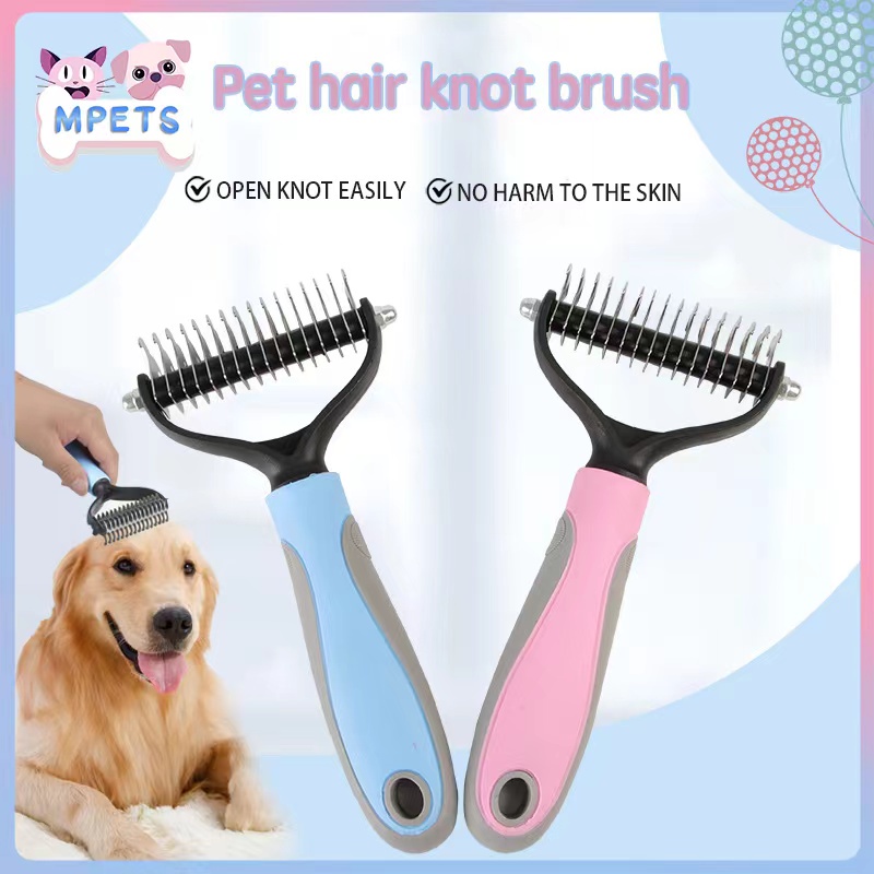 Pet Open Knot Comb, Stainless Steel Grooming Tool For Dogs And Cats ...