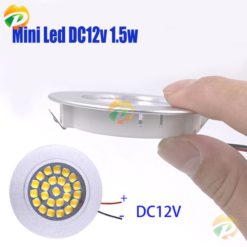 12v Recessed Light 1.5W Dimmable Downlight Mini LED Ceiling Lamp Indoor ...