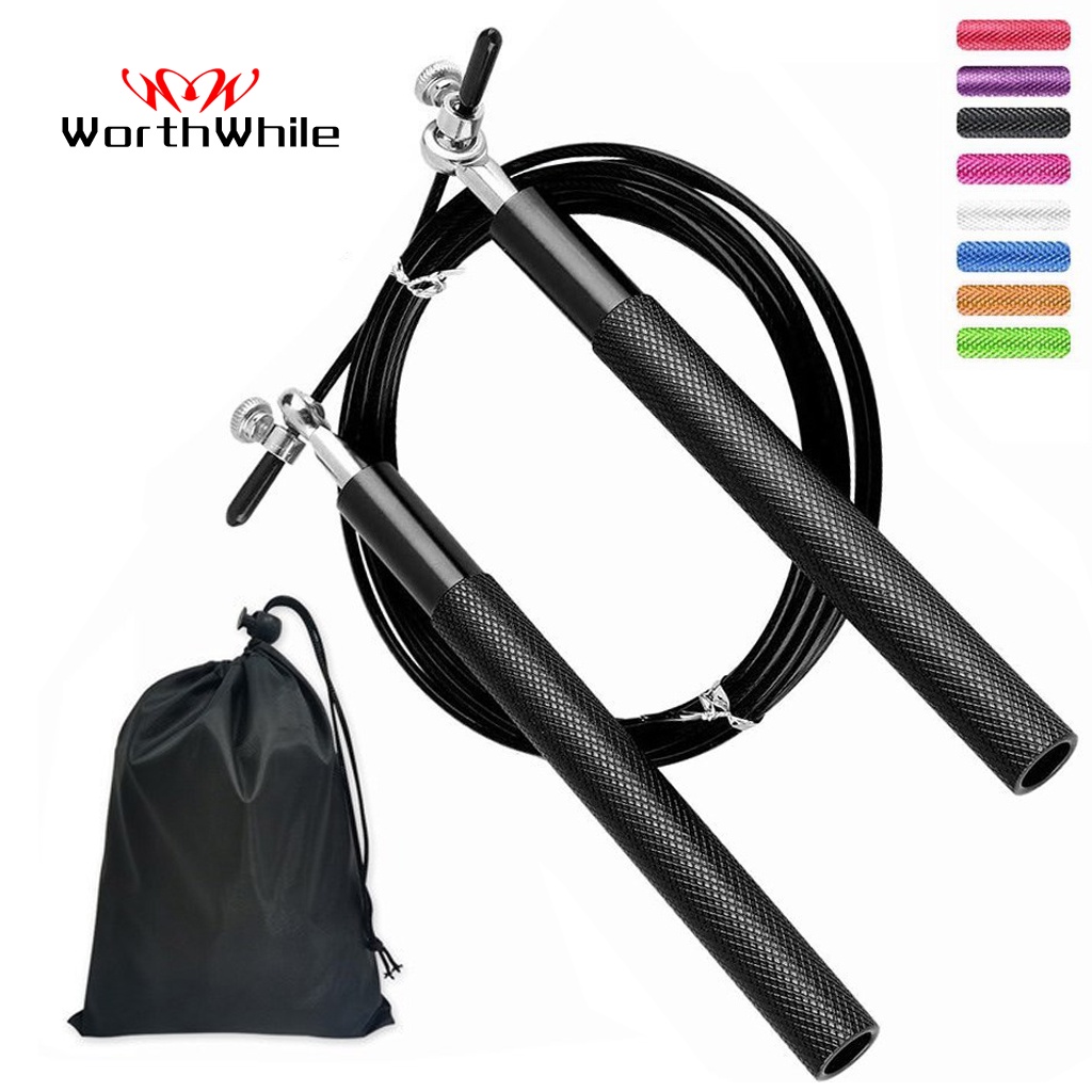 WorthWhile Crossfit Jump Rope Professional Speed Bearing Skipping ...