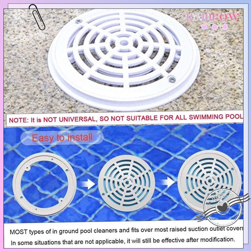 8Inch Swimming Pool Drain Cover Floor Main Drainage Por Protective ...