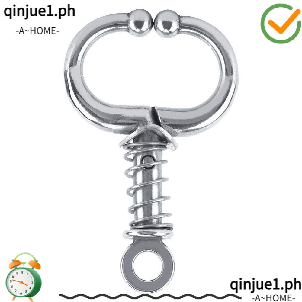 QINJUE1 Cattle Nose Ring, Stainless Steel Silver Cow Nose Ring, Animals ...