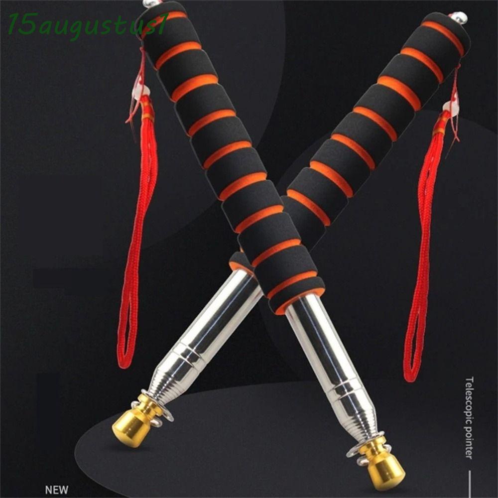 AUGUSTUS Pole Flag Tourist Stainless Steel Sponge Handle Flag Pole ...