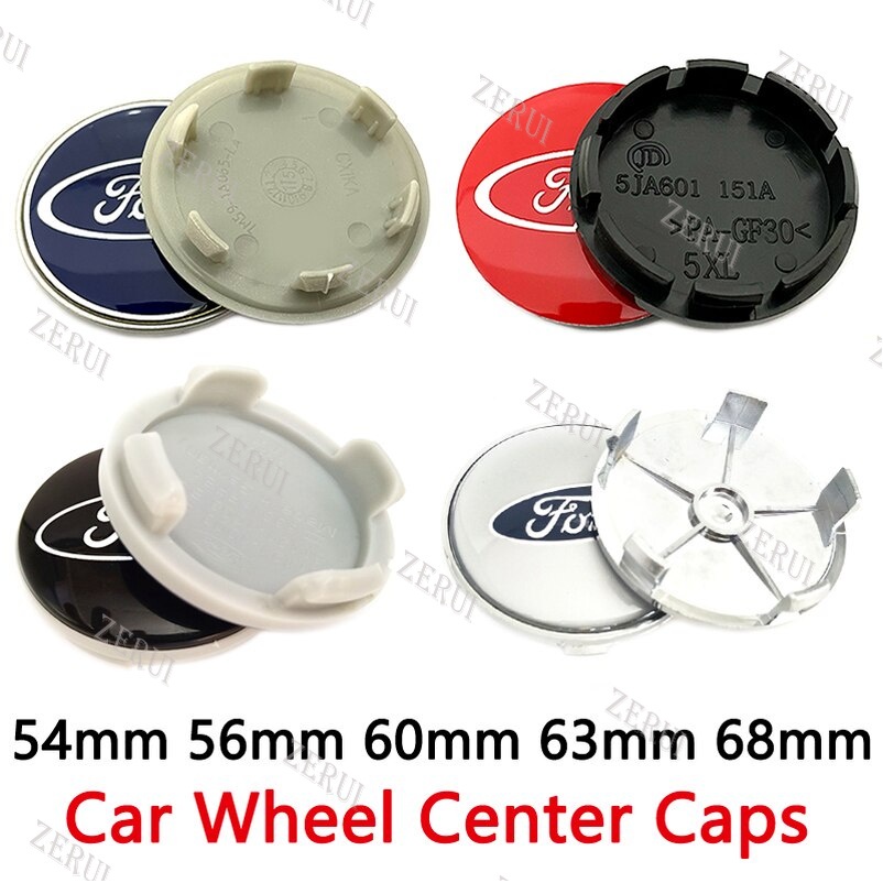 ZR FOR 4pcs Car Wheel Hub Center Caps 68mm 63mm 60mm 56mm 54mm Auto Rim ...