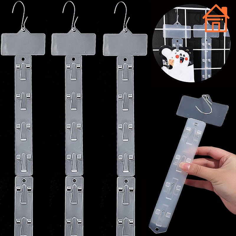 12 Holes Transparent Convenience Stores Foldable Food Display Hanging ...