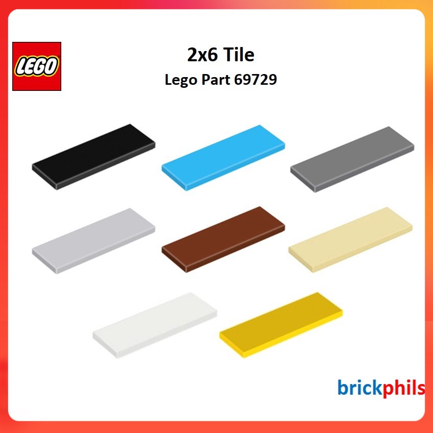 Lego Part 69729 2x6 Tile | Shopee Philippines
