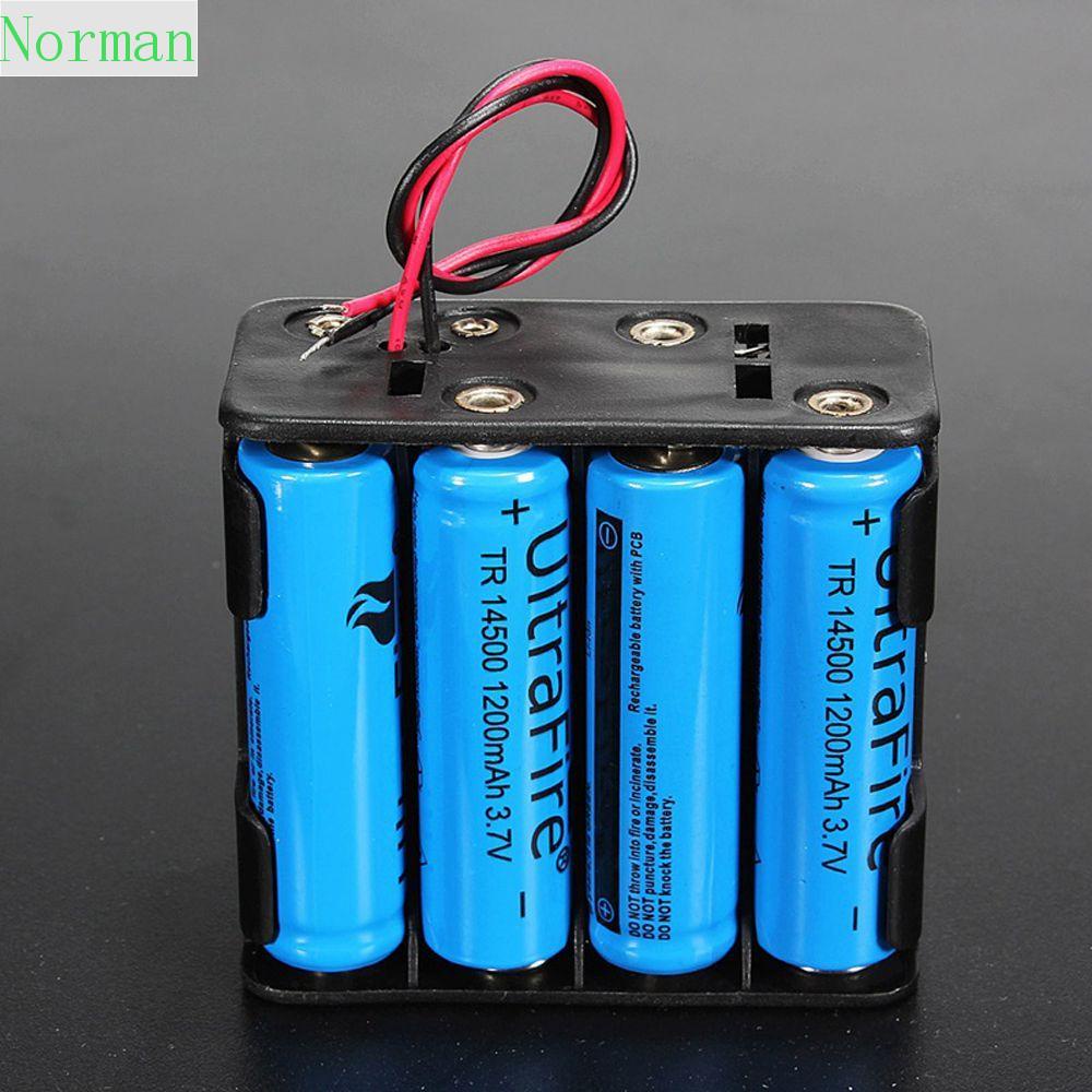 NORMAN1 Both Sides Battery Case Safety Stack Battery Holder Box ...