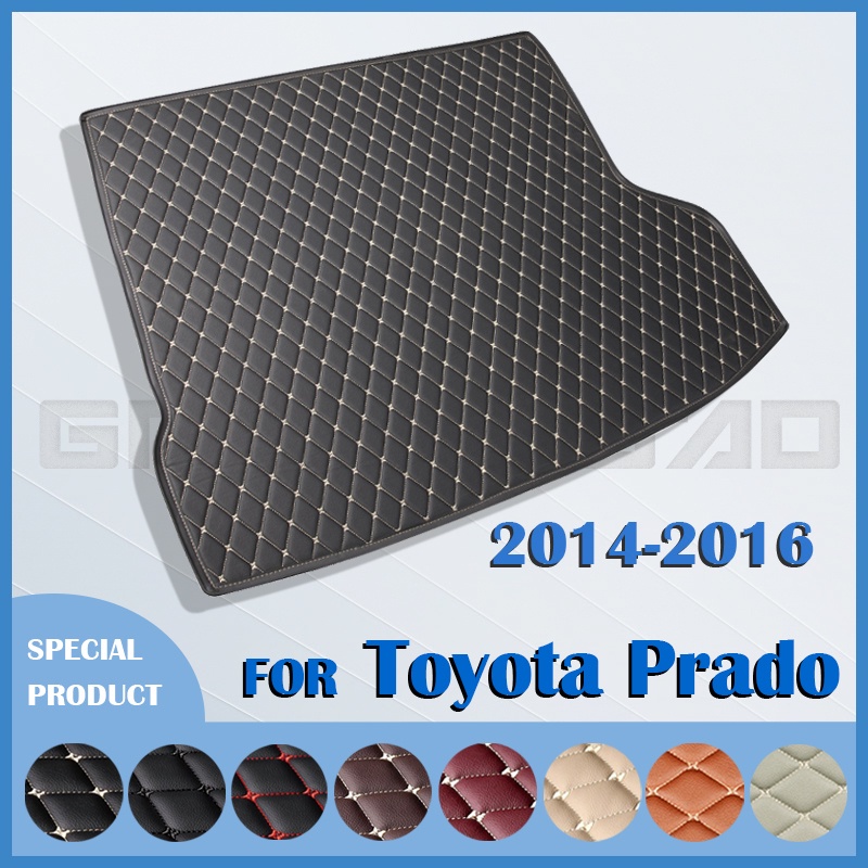 Car trunk mat for Toyota Prado Five seats 2014 2015 2016 cargo liner ...