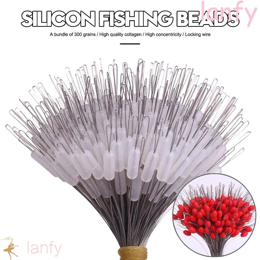 LANFY 300pcs/Pack Space Bean Black Fishing Floater Fishing Bobber Red ...