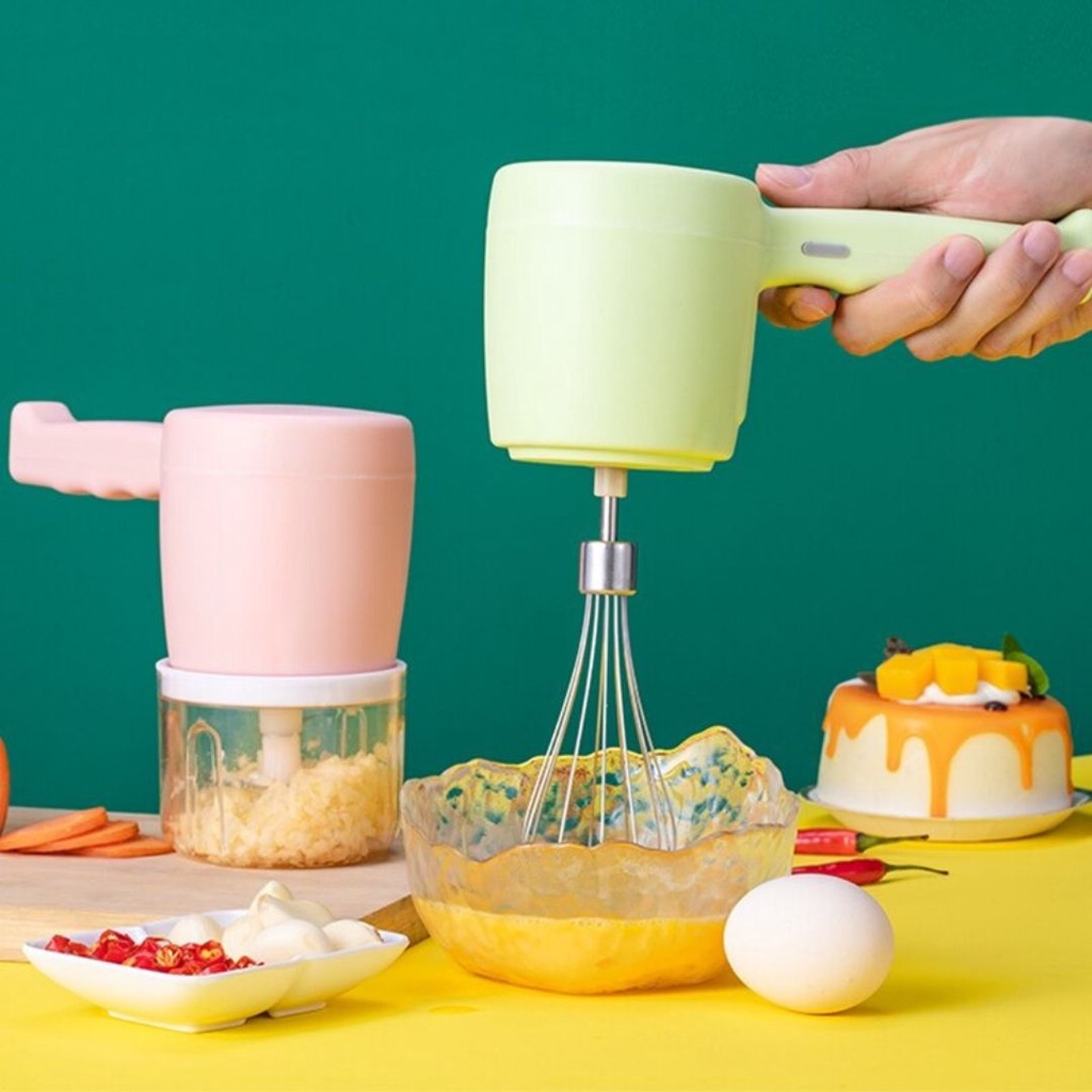 Pretty JC's Wireless Handheld Mixer Food Processor | Shopee Philippines