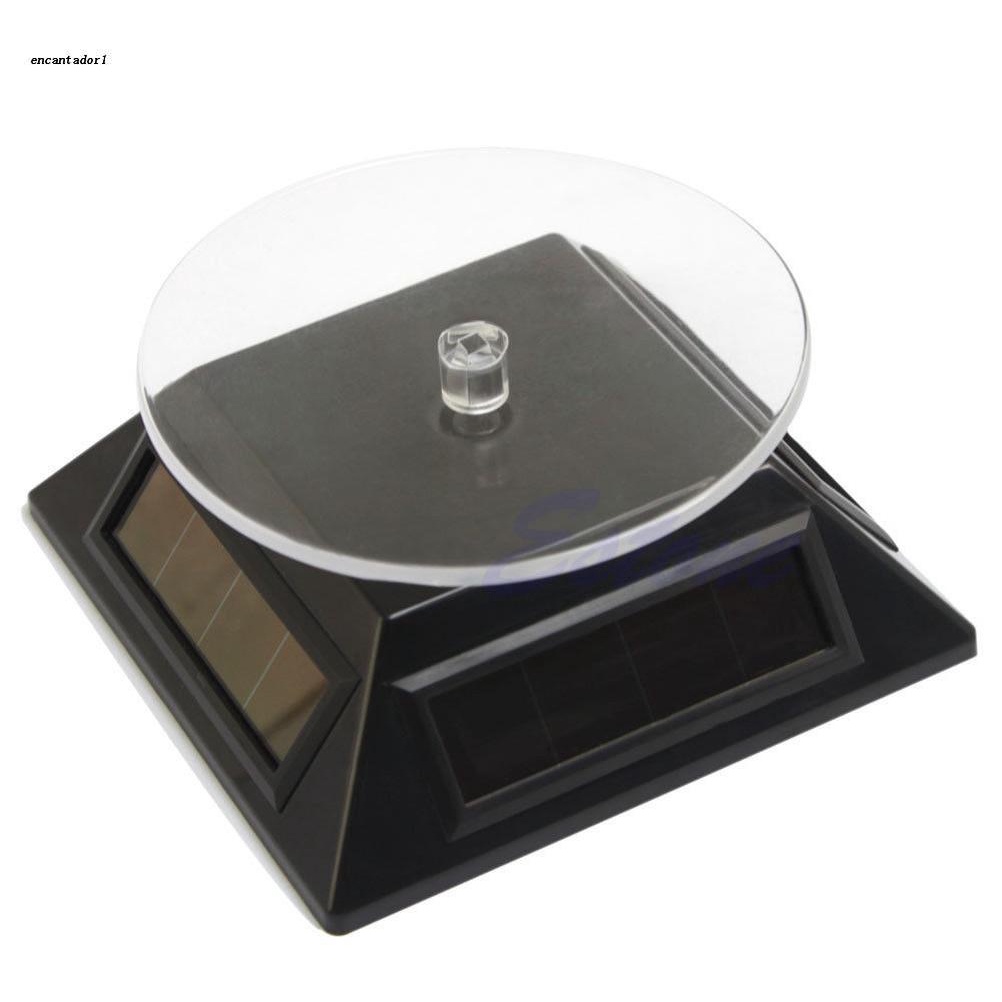 Rotating Display Stand 360 Degree Solar Power Rotating Turntable ...
