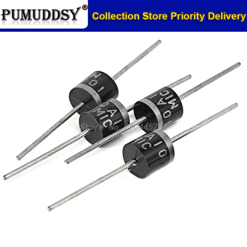 10PCS 10A10 6A10 20A10 R-6 DIP 6A 10A 20A 1000V Electrical Axial ...