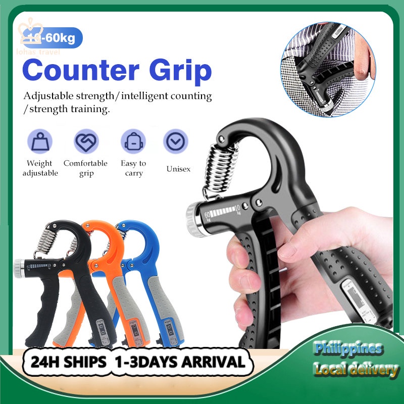 Strength Trainer Adjustable Hand Gripper Forearm Strengthener ...
