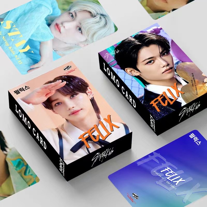 Straykids Felix Photocard Double-sided Color Printing Lomo Card 30pcs ...