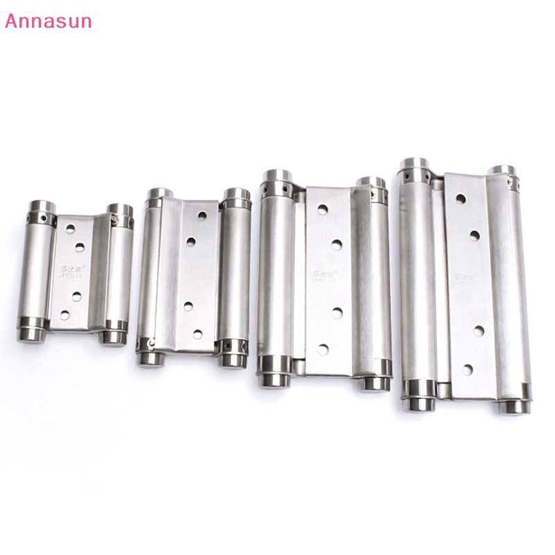Annasun 1pc Double open spring hinge Stainless steel two way free door ...