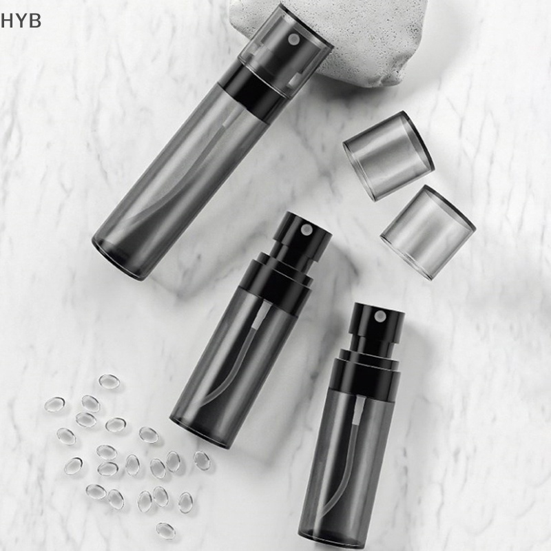 HYB Refillable Empty Plastic Bottle Black 30/60/80/100/120ml HY | Shopee Philippines