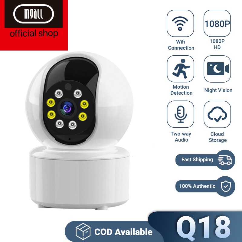 100% Original V380 Pro Q19 CCTV Camera 1080P HD Night Vision Wifi ...