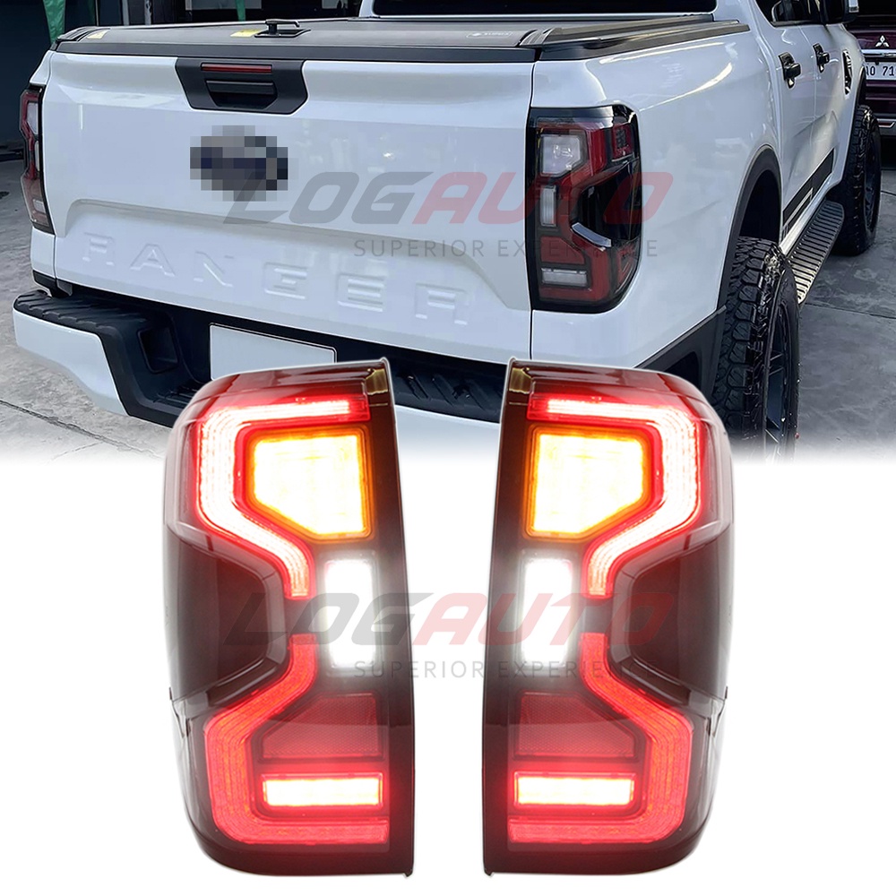 For Ford Ranger 2022 2023+ LED Auto Tail Light Assembly Brake Reverse ...