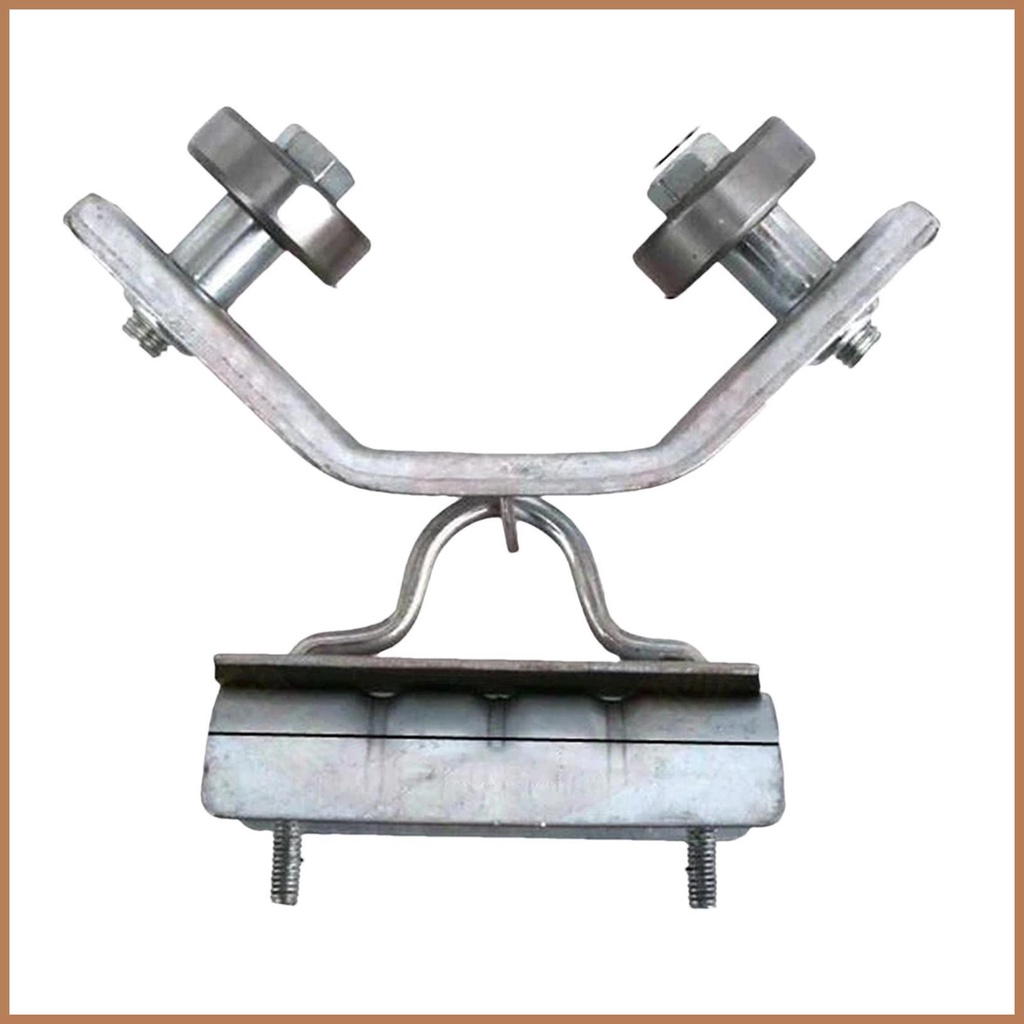 Pulley Angle Iron Iron Roller Angle Pulley Double Bearing Heavy Duty 40 ...
