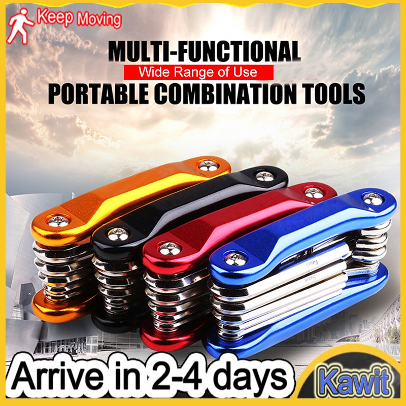 Bike Repair Pocket Folding Multi Tool 11 In 1 Bicycle Moutain Road Bike ...