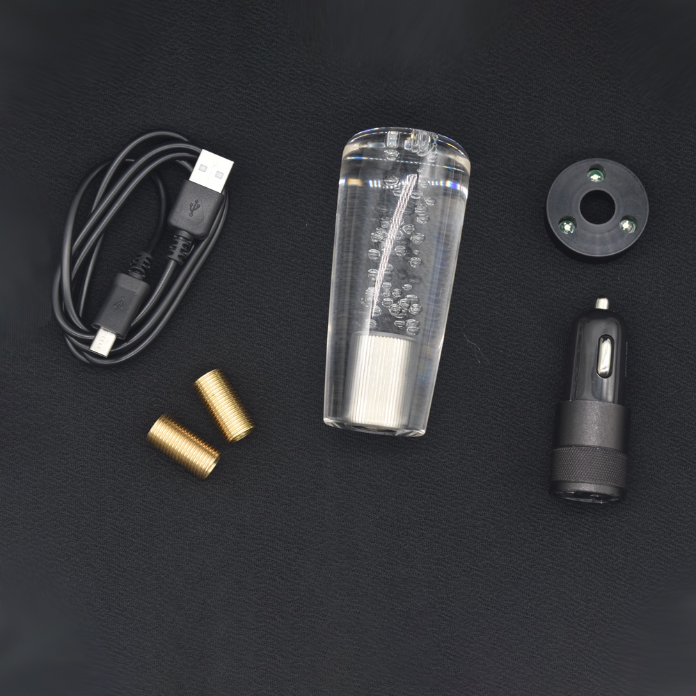SDS 10 CM Universal Gear Shift Knob Shifter Lever Crystal Bubble ...