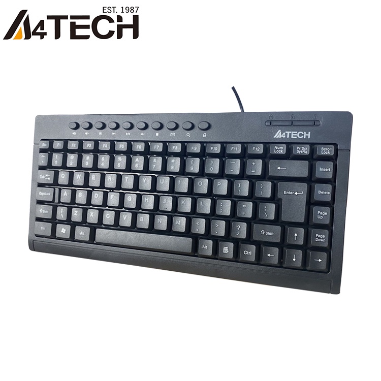 Mini A4tech Wired Computer Keyboard Comfortable Office Universal ...
