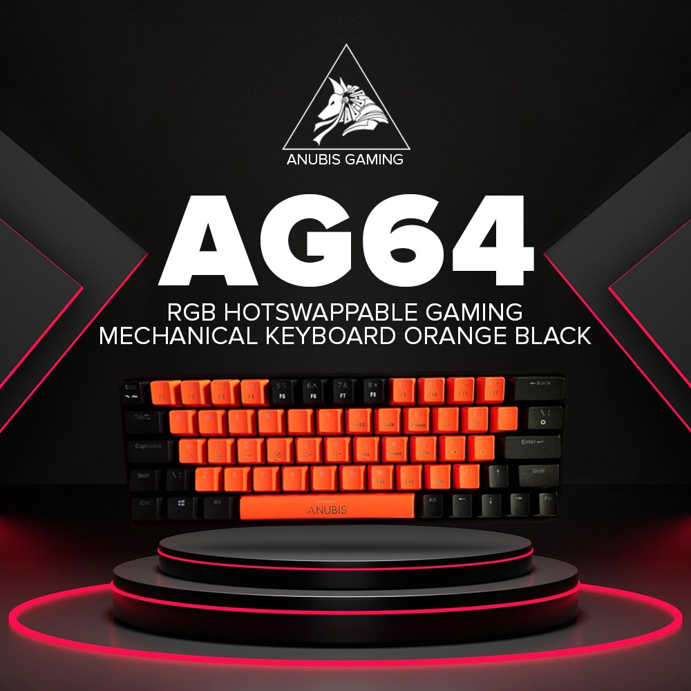EasyPC| Anubis AG64 Gaming Mechanical Keyboard | RGB | Hot Swappable ...