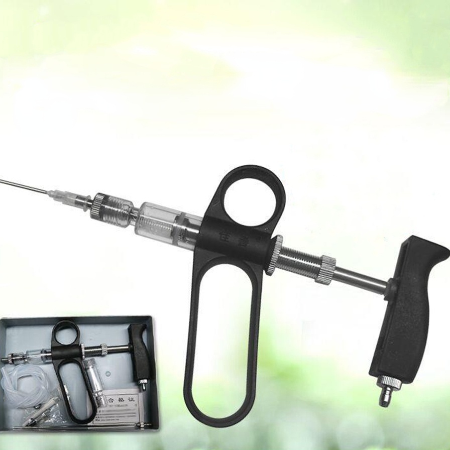 (COD) Chicken Geese Ducks Pigs Continuous Injection Syringe Easy ...