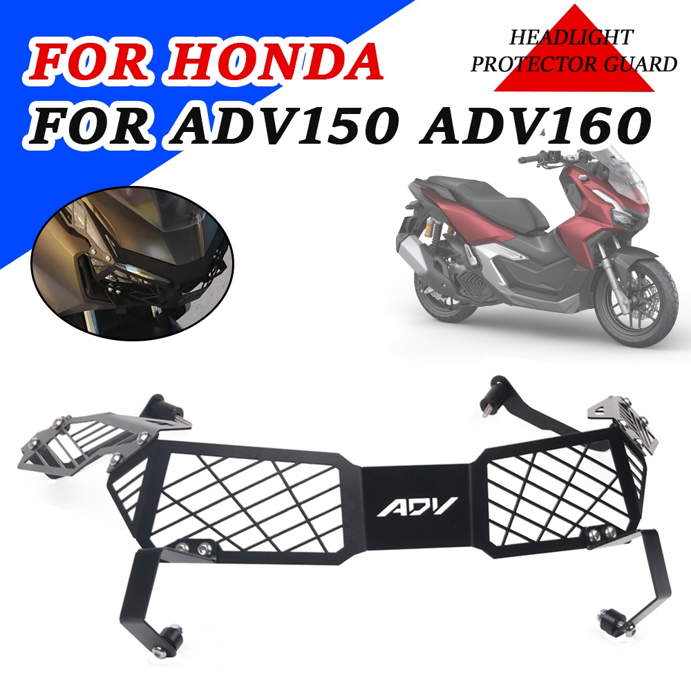 For ADV160 Headlight Guard For Honda ADV150 ADV 150 2021 ADV 160 2022 ...