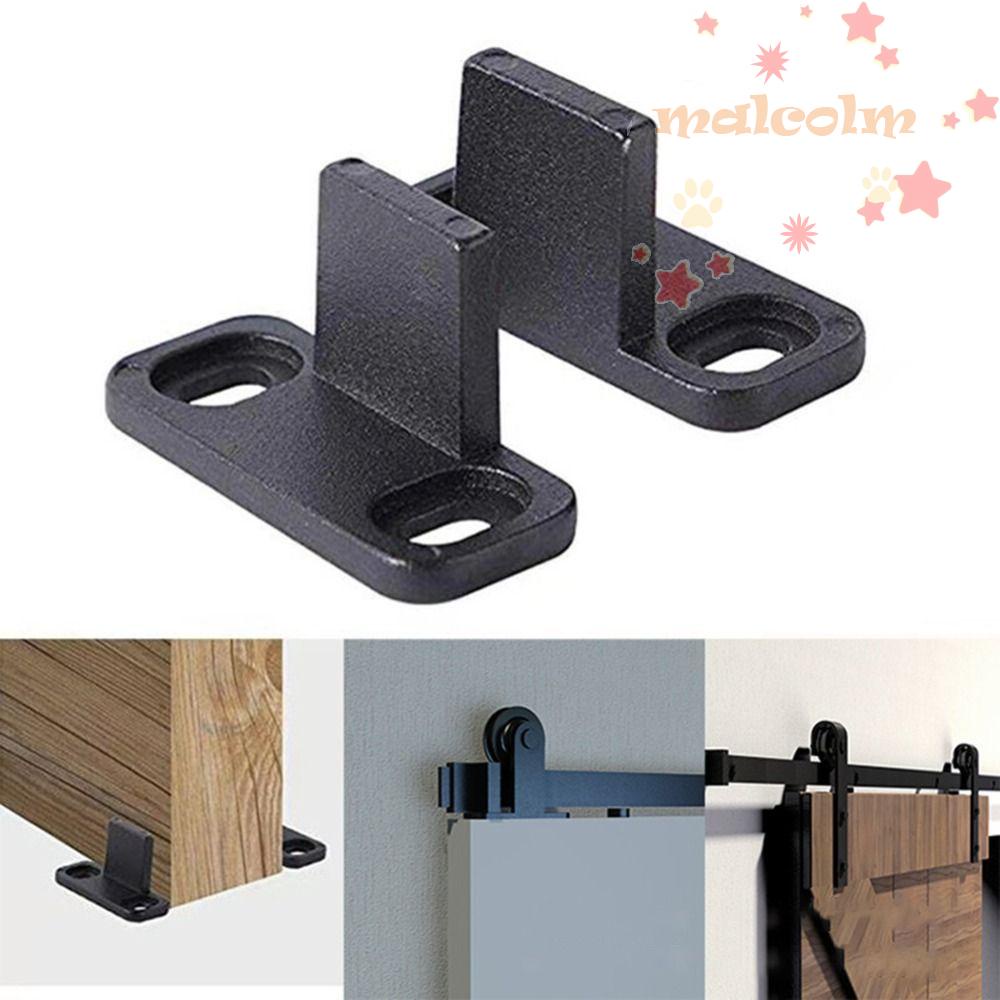 MALCOLM Door Slides Rails, Stay Roller Door Floor Guide, Bottom Swing ...