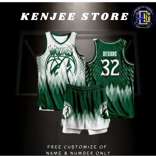 NEW WOLVES 14 EDITION CUSTOMIZE OF NAME & NUMBER FOR FREE Full ...