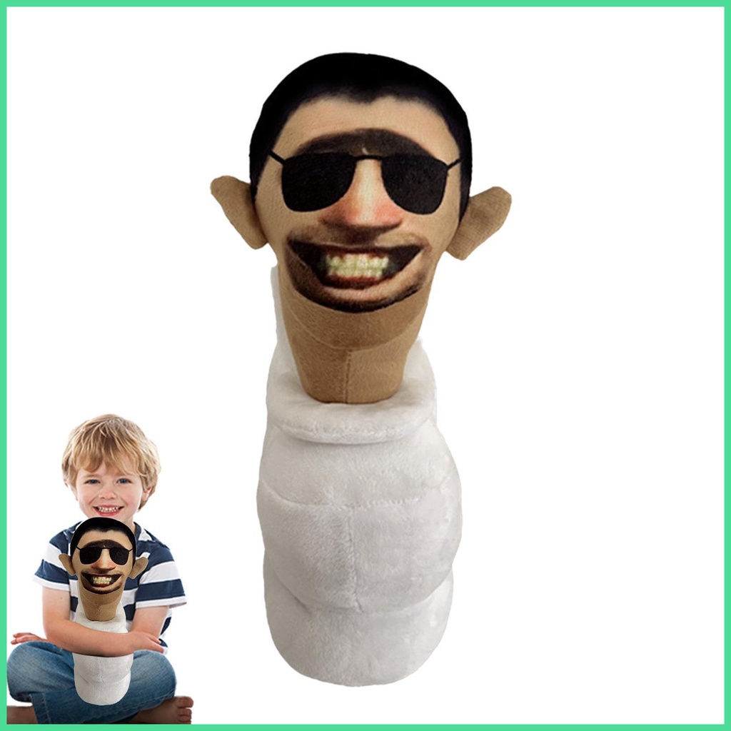 30cm Skibidi Toilets Plush Horror Adventure Toiletman Cartoon Doll ...